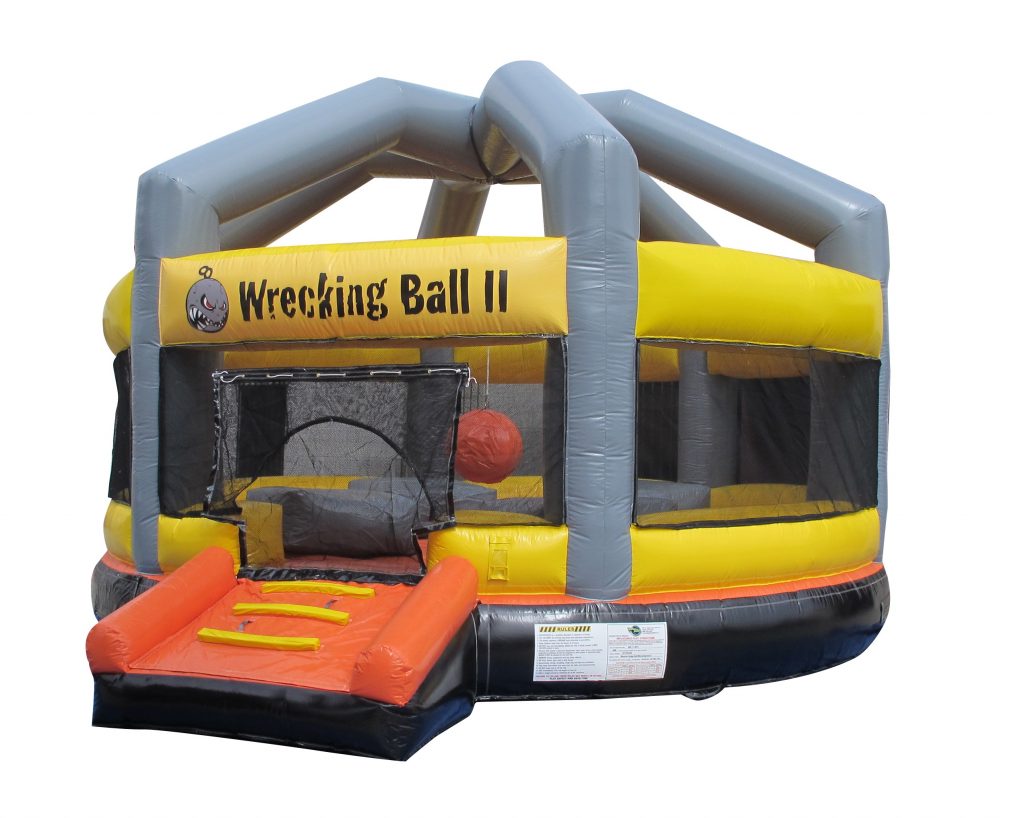 Wrecking Ball Interactive Game with Demolition Ball